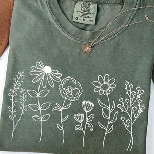 Botanical Shirt - Etsy Botanical Shirt - Etsy
