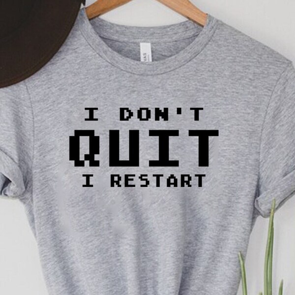Restart T Shirt - Etsy