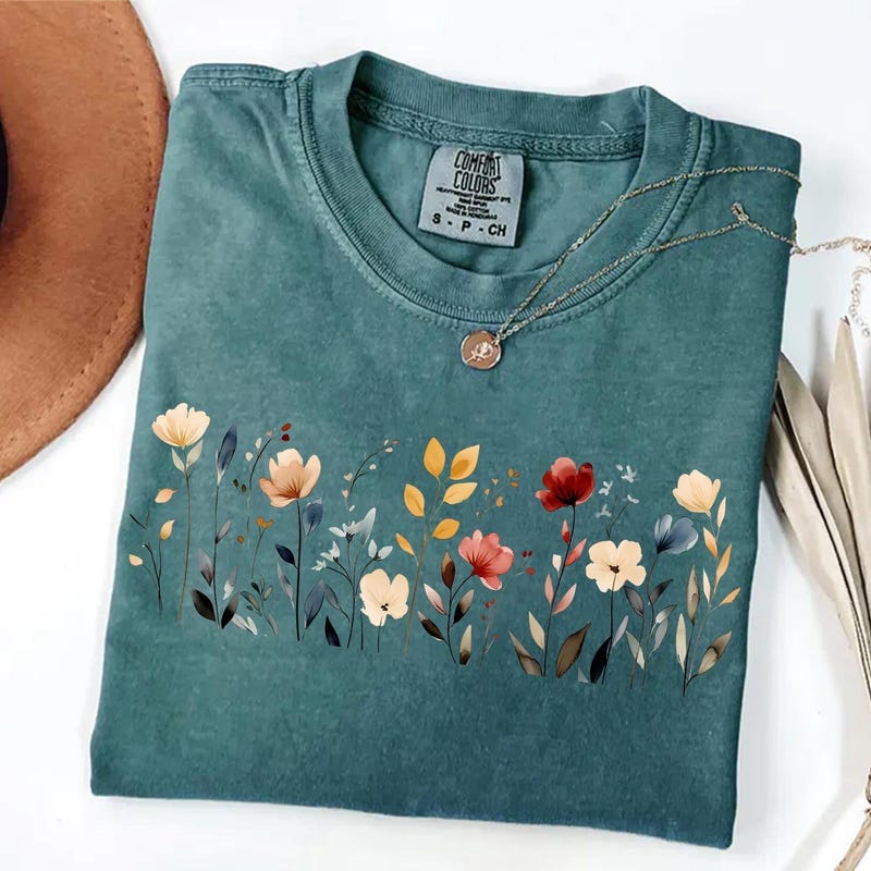 Botanical Shirt - Etsy