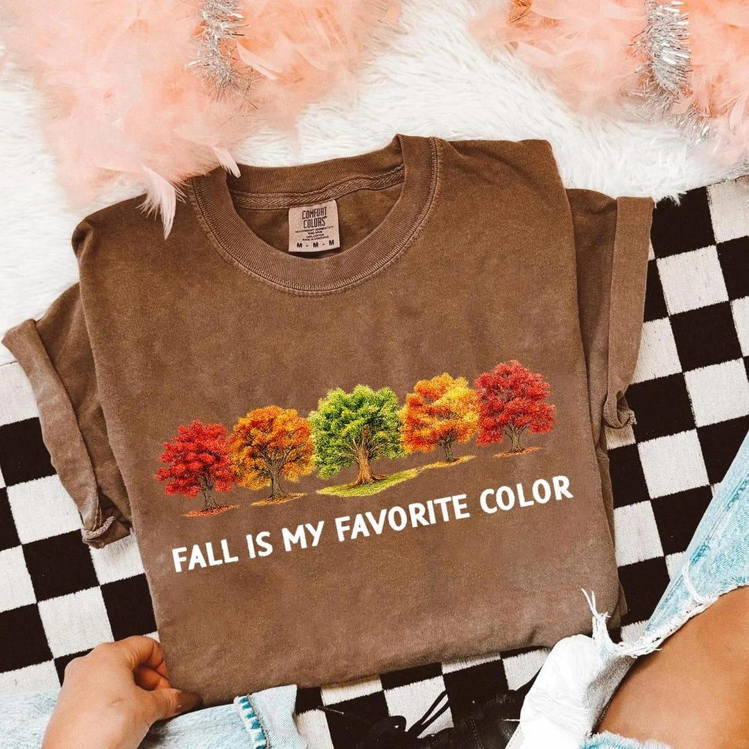 Comfort Colors® Fall Leaves Shirt, Fall Tree Shirt, Autumn Leaf T-shirt ...