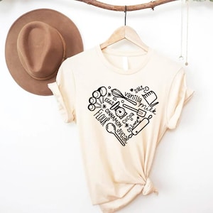 Bakery Heart Shirt, Baking Lover Shirt, Baking T-shirt, Baker Shirts ...