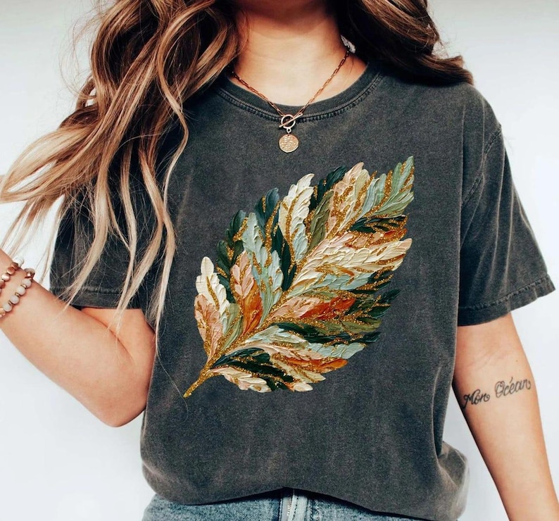 Comfort Colors® Fall Leaves Shirt, Autumn Leaf T-shirt, Autumn Leaves ...