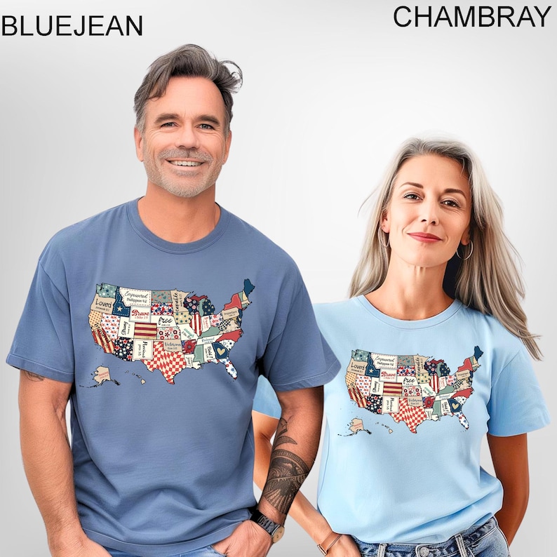 Comfort Colors® Retro America USA Map Shirt, God Say You Are Tee, Bible ...