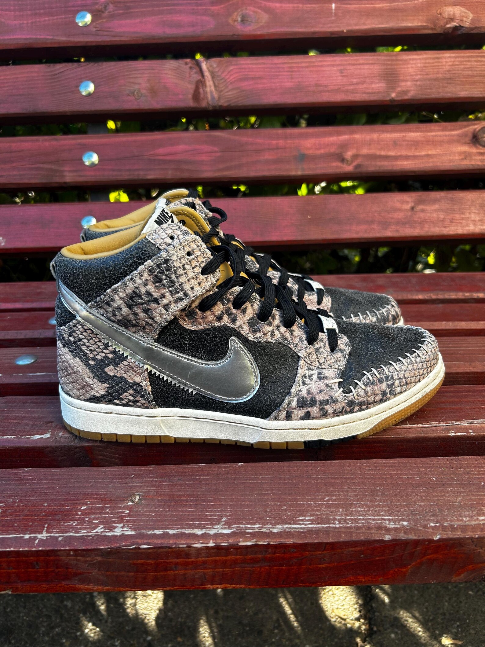 Nike Dunk High Cmft Snakeskin / Sneakers / Size 43 EU / 27,5 CM / Brown ...
