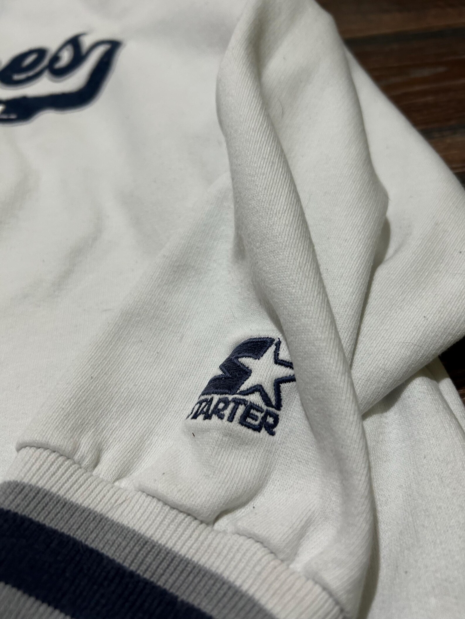 Vintage Starter Yankees Hoodie / Very Rare / White / Size M / Genuine ...