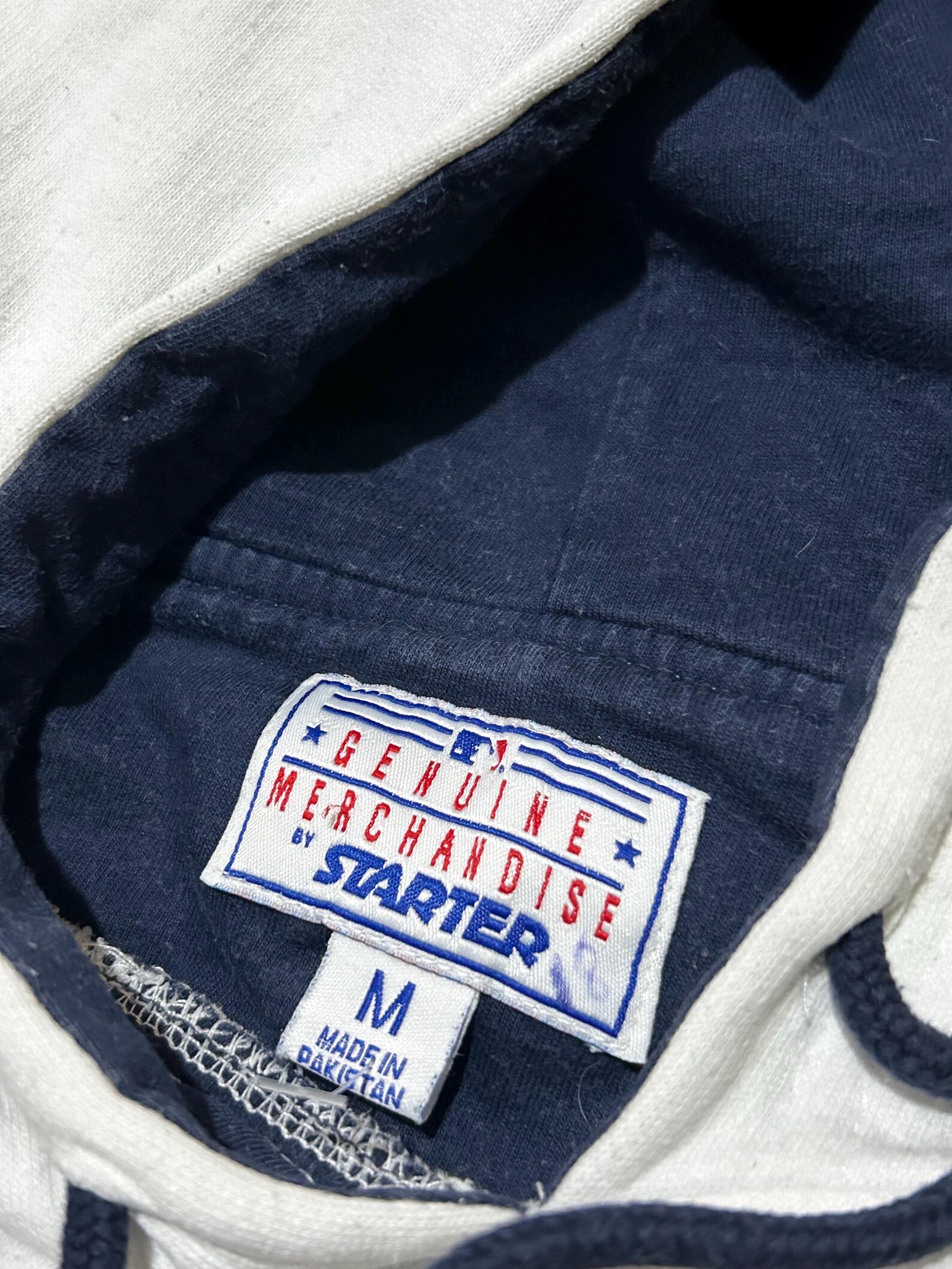 Vintage Starter Yankees Hoodie / Very Rare / White / Size M / Genuine ...