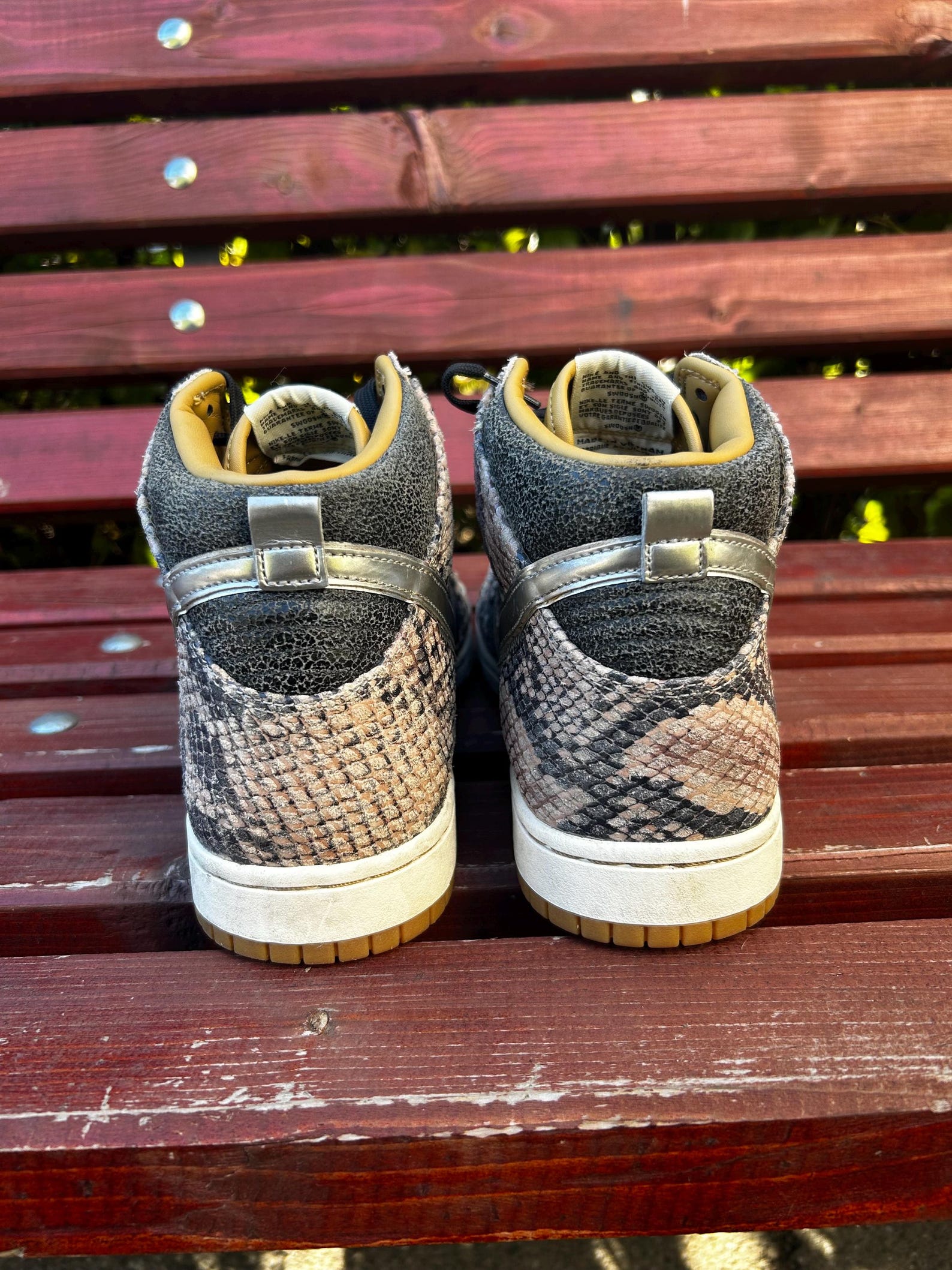 Nike Dunk High Cmft Snakeskin / Sneakers / Size 43 EU / 27,5 CM / Brown ...