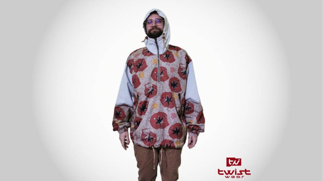 Vintage Active Jacket Tomato Pattern - Etsy