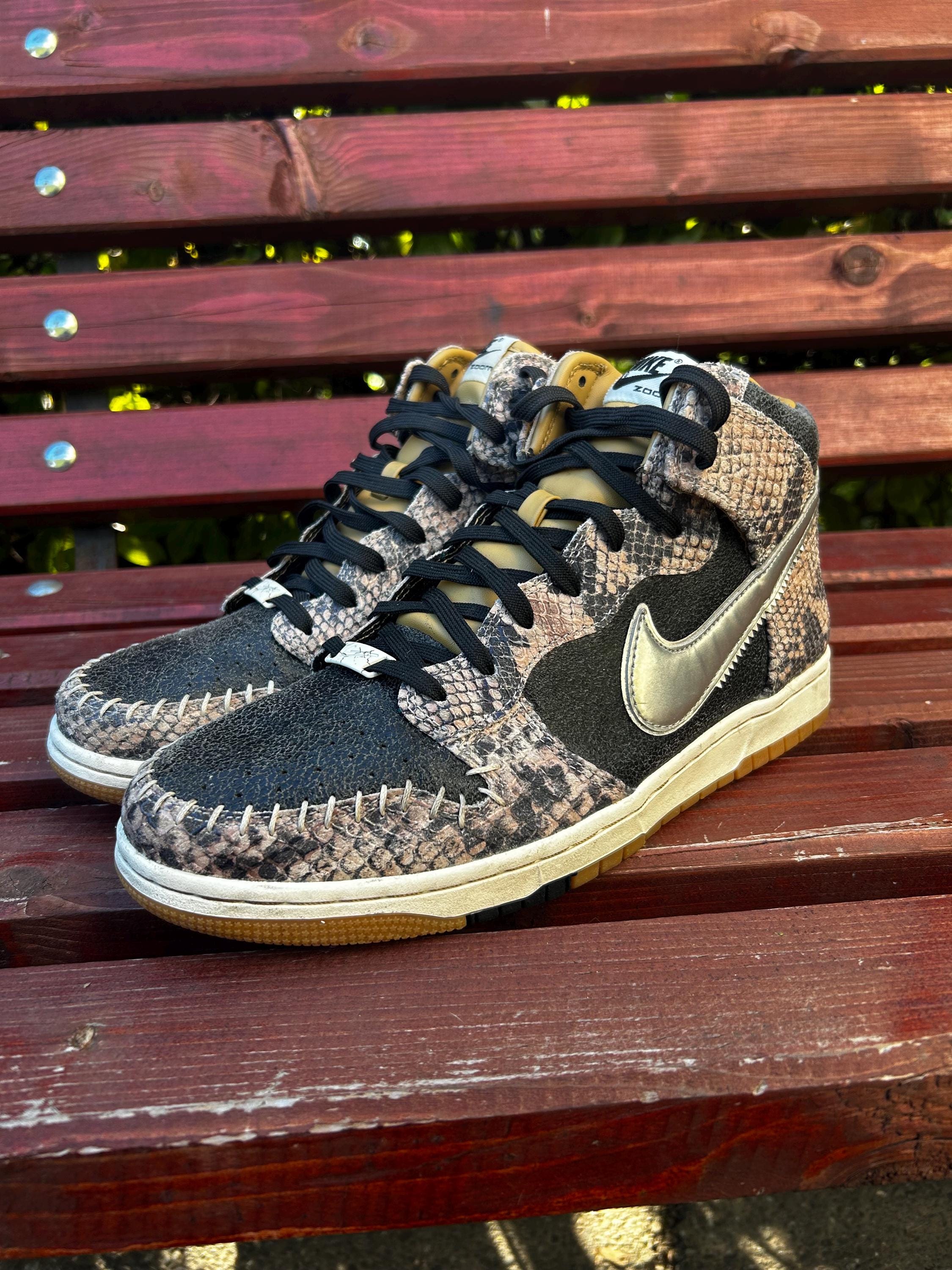 Nike Dunk High Cmft Snakeskin / Sneakers / Size 43 EU / 27,5 CM / Brown ...