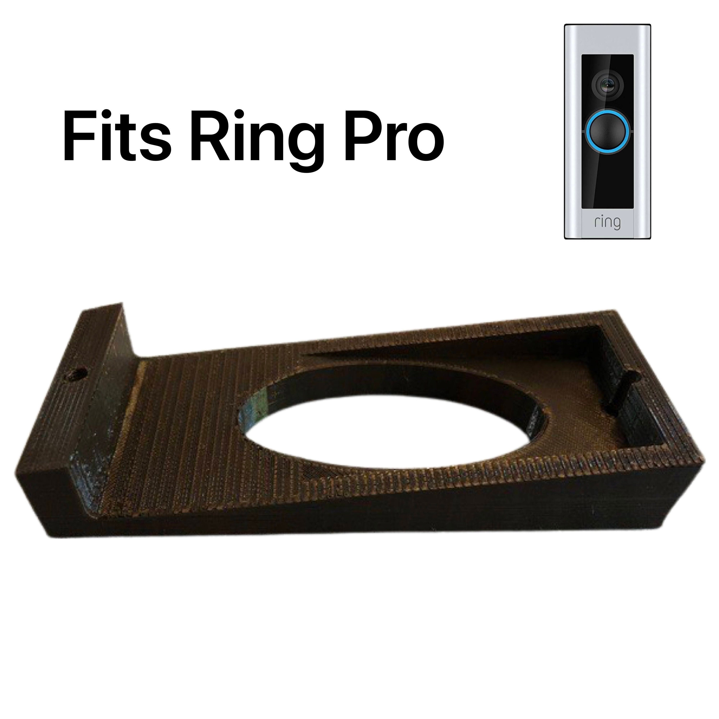 Ring Pro Doorbell Vinyl Siding Mount - Angle Adjustment Mount Wedge - Etsy