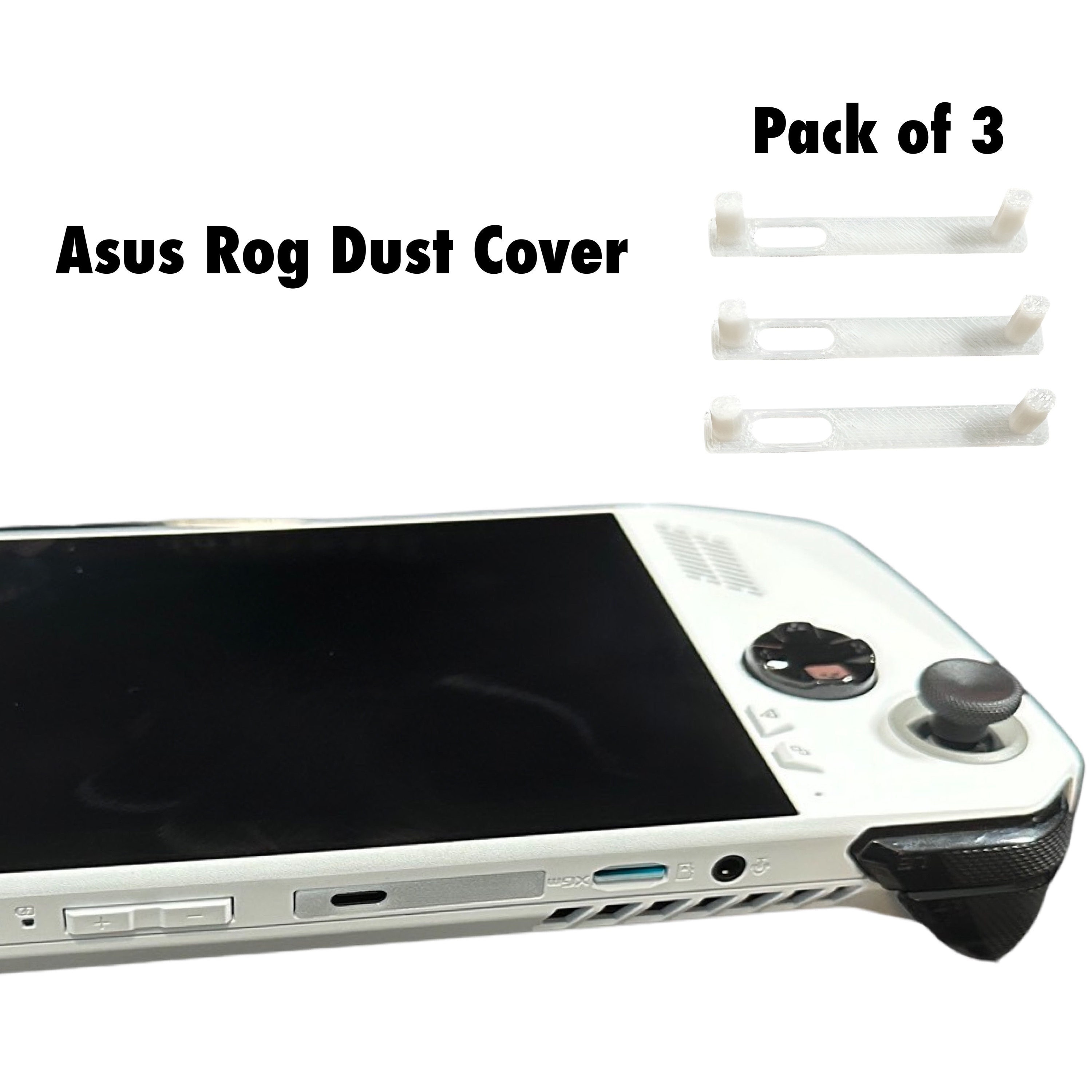 ASUS ROG Ally Egpu Port Cover pack of 3 Protects From Dust and Dirt ...