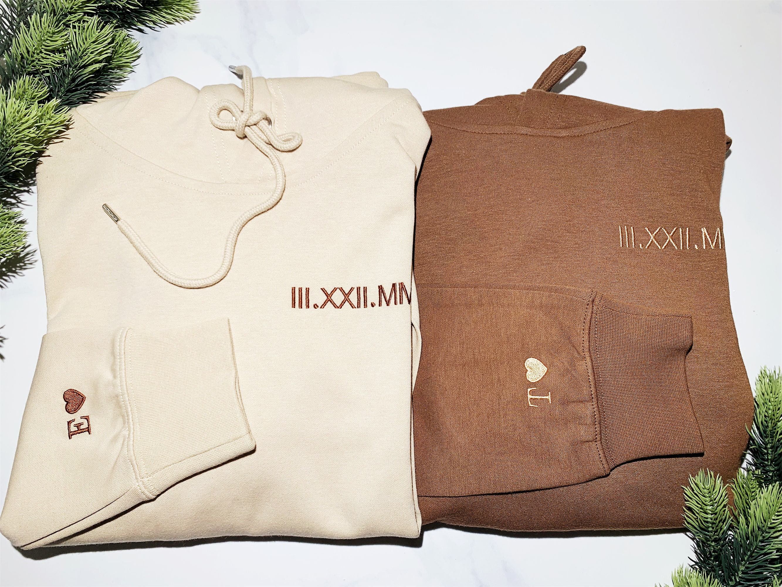 Personalized Embroidered Anniversary Sweatshirt Hoodie - Etsy