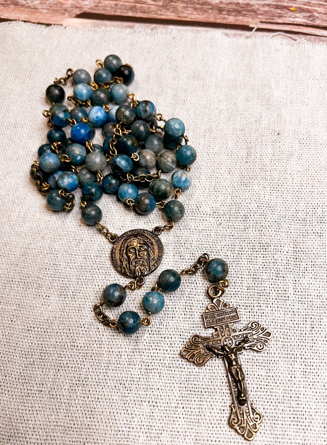 Holy Face of Jesus Rosary - Etsy