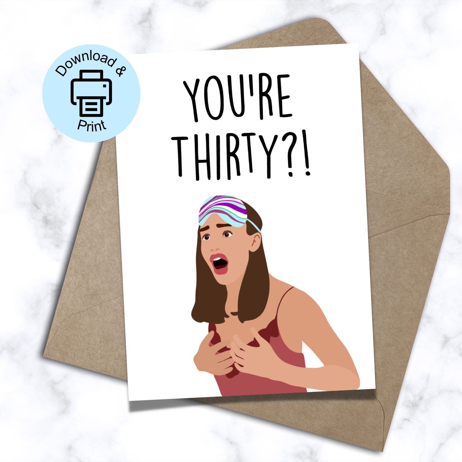 13 Going on 30 Printable Birthday Card 30th Birthday Card - Etsy