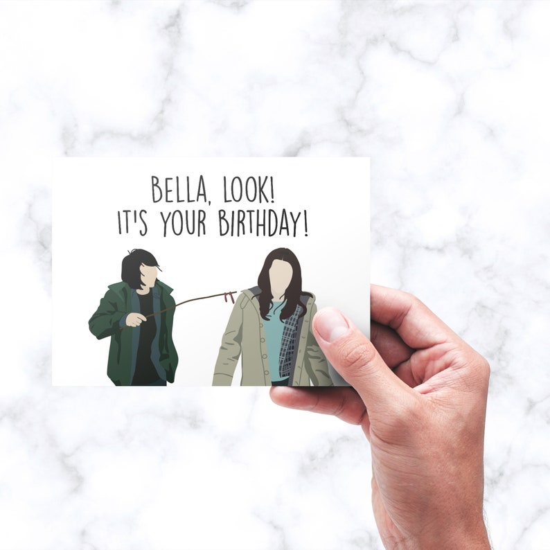 Bella Look Its Your Birthday Printable Birthday Card Bella - Etsy
