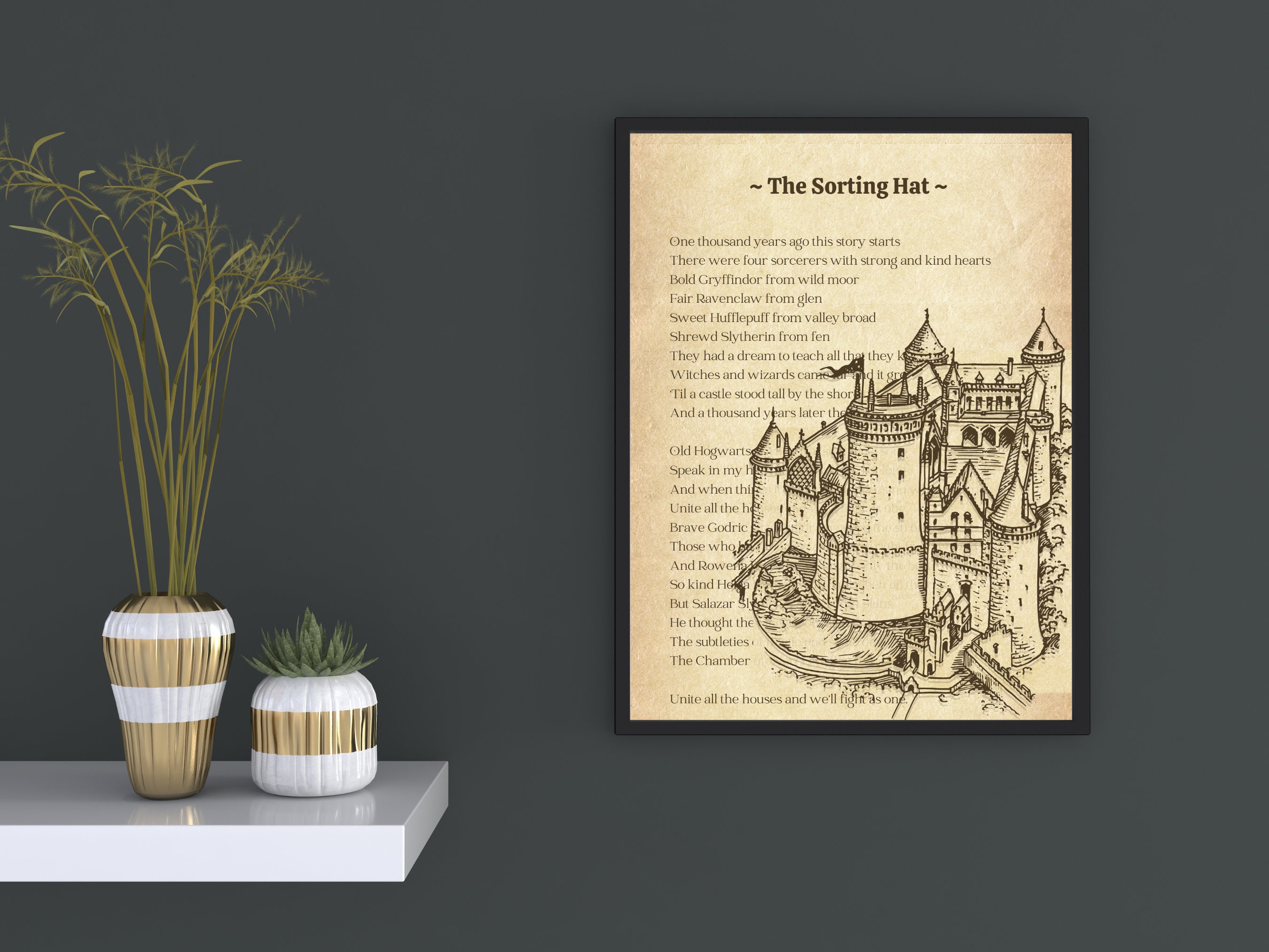 The Sorting Hat Song, Hogwarts History, Hogwarts Houses, HP Collector ...