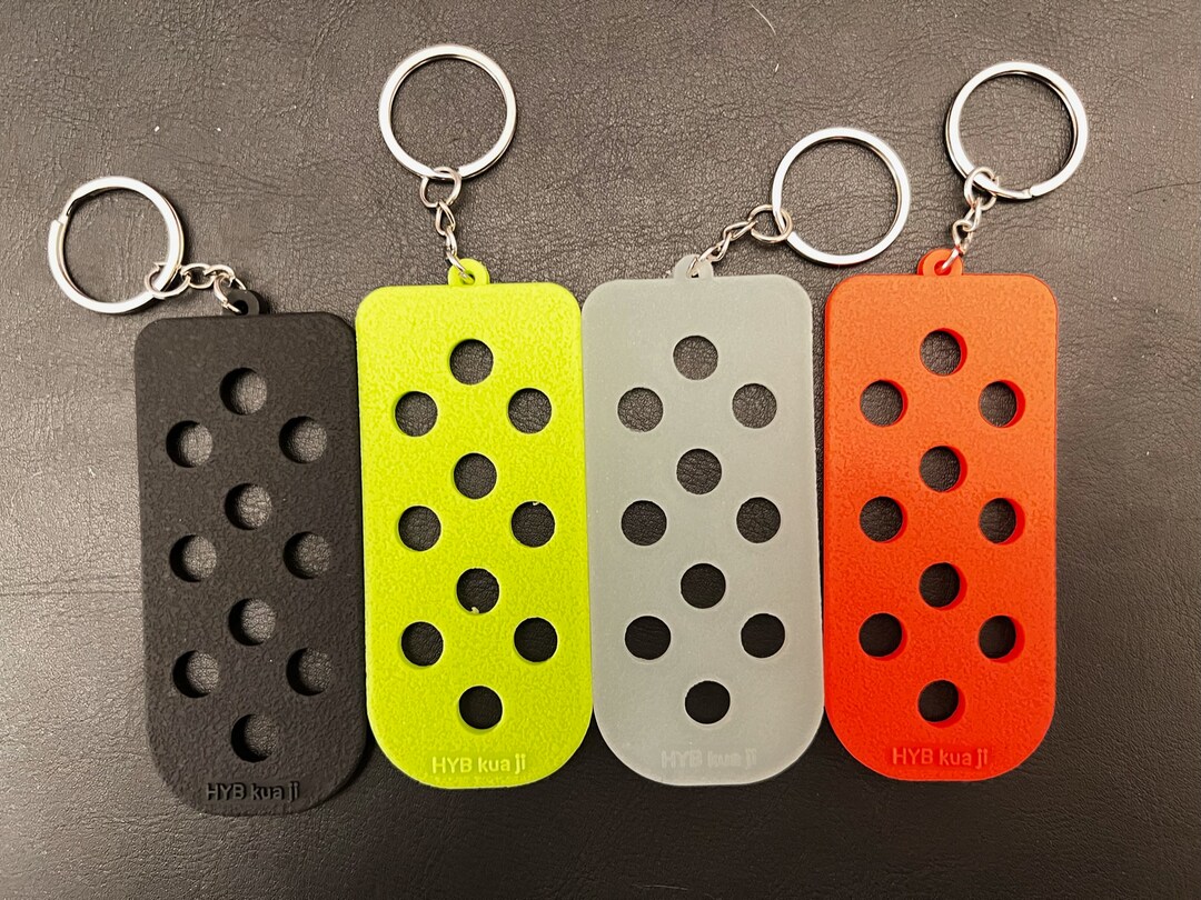 DIY Shoe Charm Keychain: Waterproof PVC Glow in the Dark Keyring - Etsy