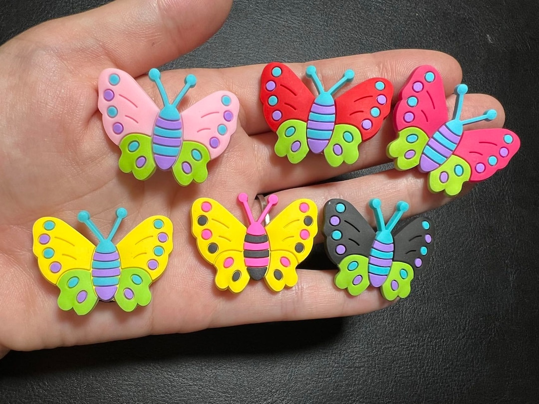 Pick Your Own Colorful Butterfly Design Theme Shoe Charms Best - Etsy