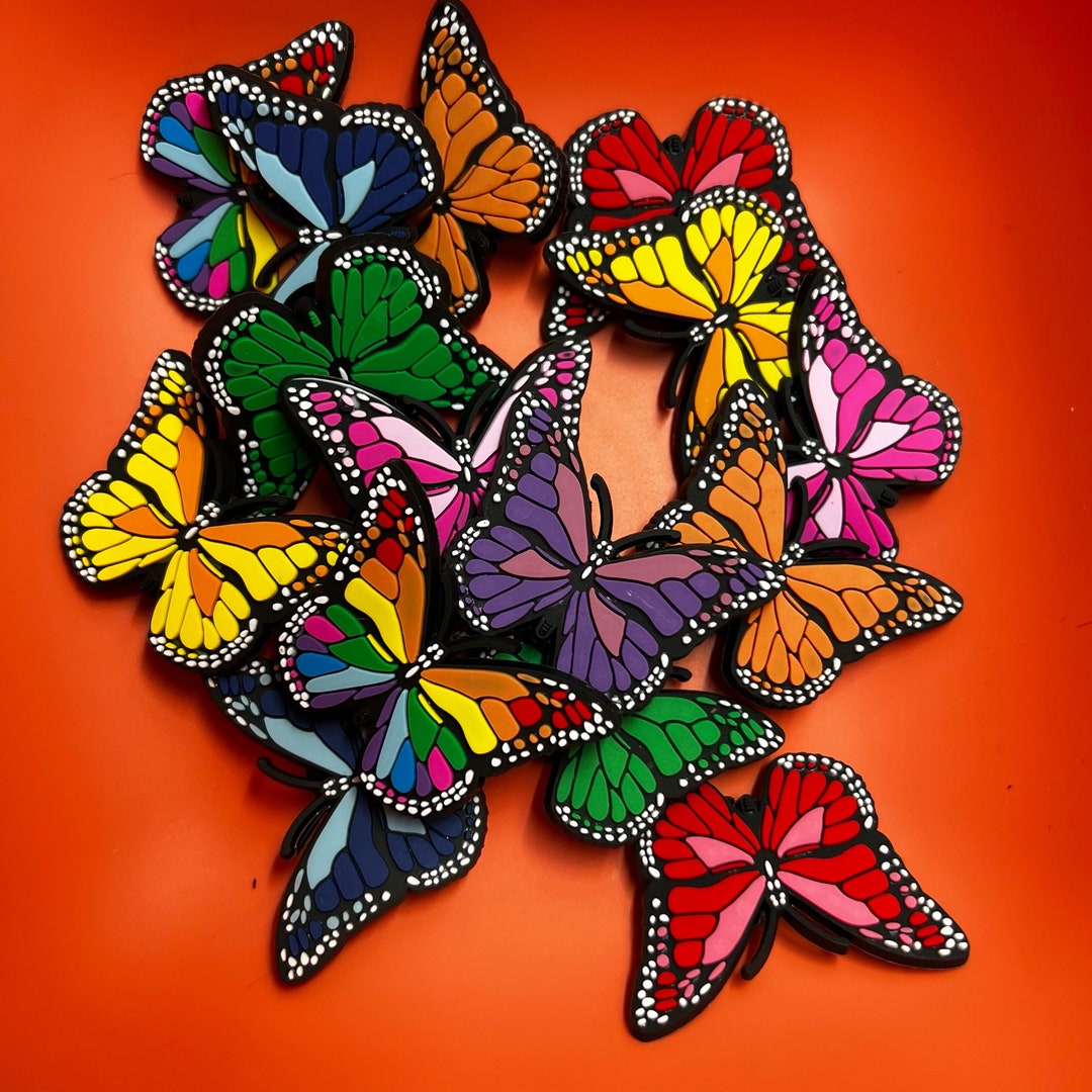 Pick Your Own Colorful Butterfly Design Theme Shoe Charms Best Quality ...