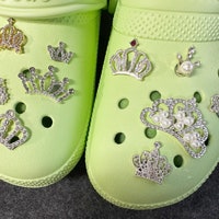 Pink Queen Crown Shoe Charm, Pink Princess Crown Shoe Charms, Shoe ...