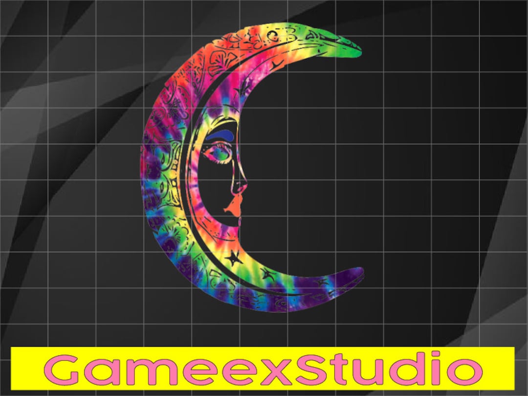 PNG ONLY Lgbtq Rainbow Crescent Moon Png, Pride Month Png, Gay Pride ...