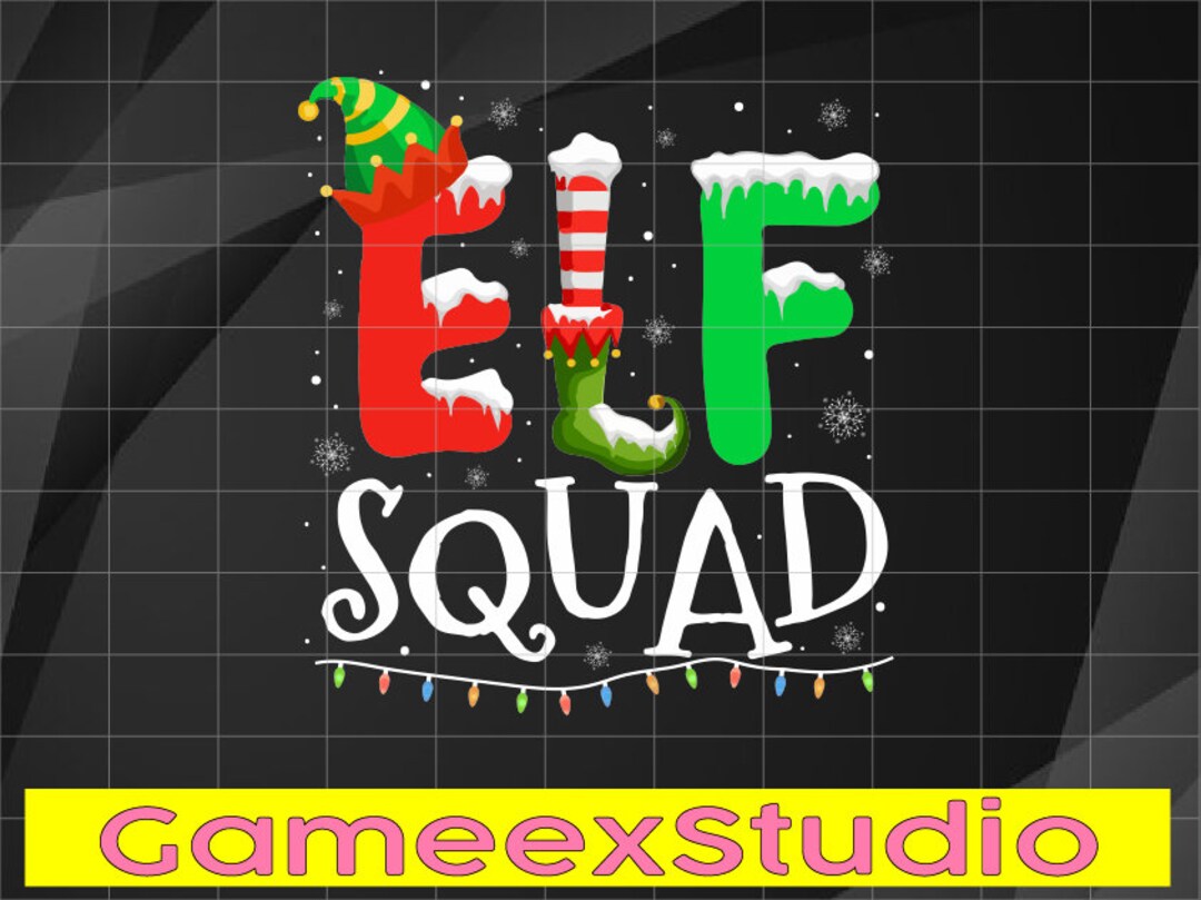 El-f Family Christmas Matching Png, Xmas Elf Squad Christmas Png ...
