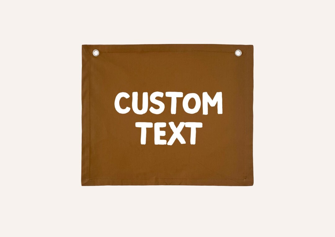 Custom Kids Wall Banner | Personalised Quote Wall Hanging ~ Spice - Etsy