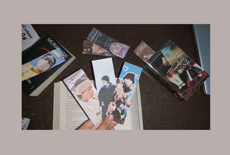 BTS Bookmark Bundle Printable Bookmarks Set of 9 2x6 - Etsy