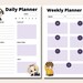 BTS Jungkook Daily, Weekly Monthly Planner BTS Stationary Planner ...