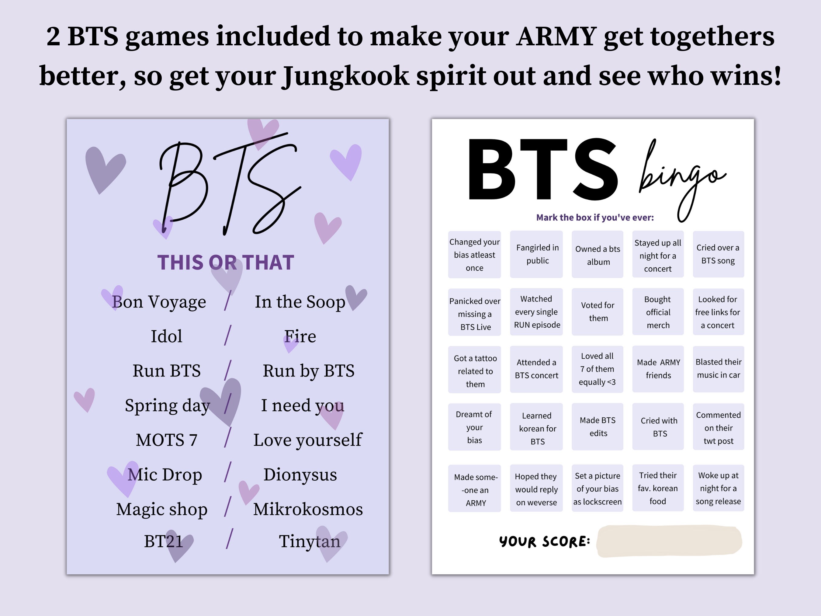 BTS Planner BTS Planner Bundle BTS Stationary Digital - Etsy