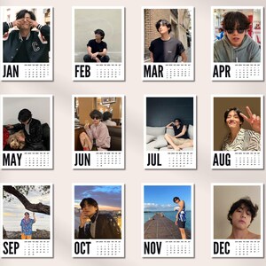 Taehyung Calendar 2026 | A3, A4, A5 | PDF | Bangtan Digital Calendar ...
