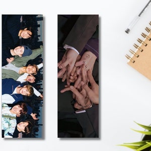 BTS OT7 Bookmark Bundle | Printable Bookmarks | Set of 9 | 2x6 Size ...