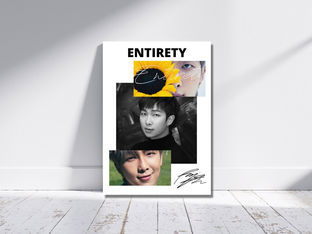 BTS RM Poster A5 Printable Instant Download PDF File - Etsy