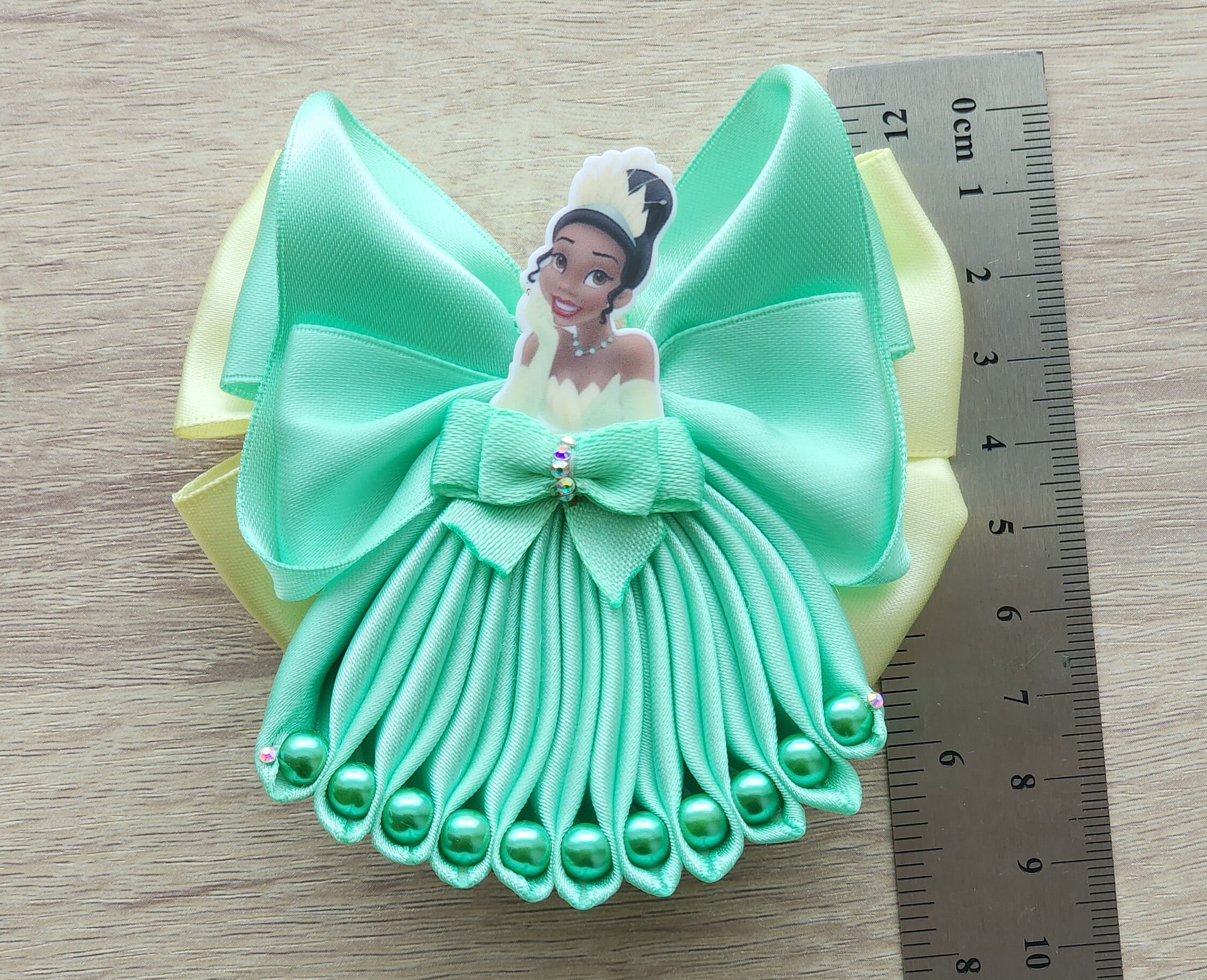 Disney Princess Tiana Hair Bow, Disney Bow, Princess Bow, Tiana Bow ...