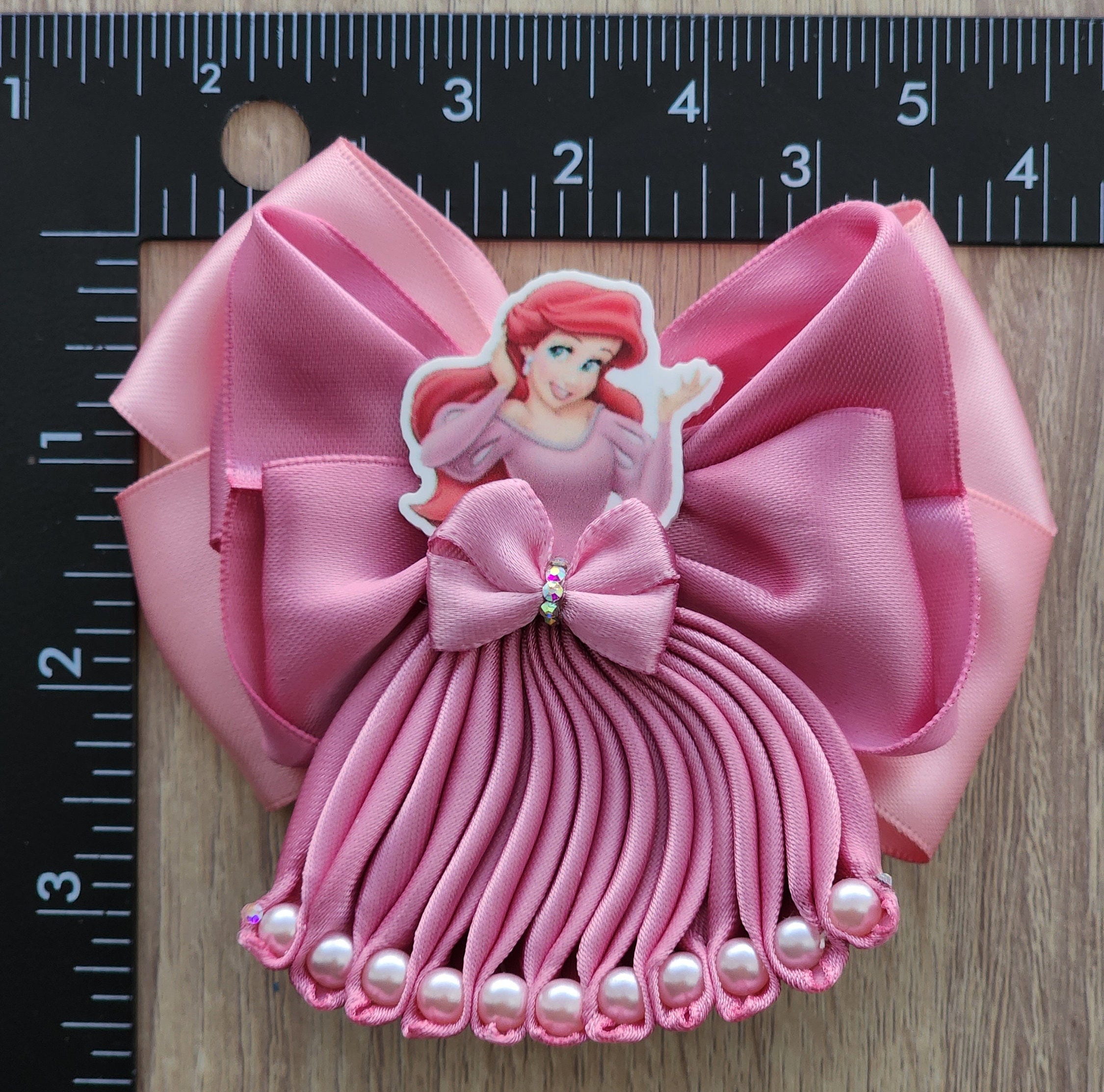 Disney Princess Ariel Hair Bow, Disney Bow, Princess Bow, Ariel Bow ...