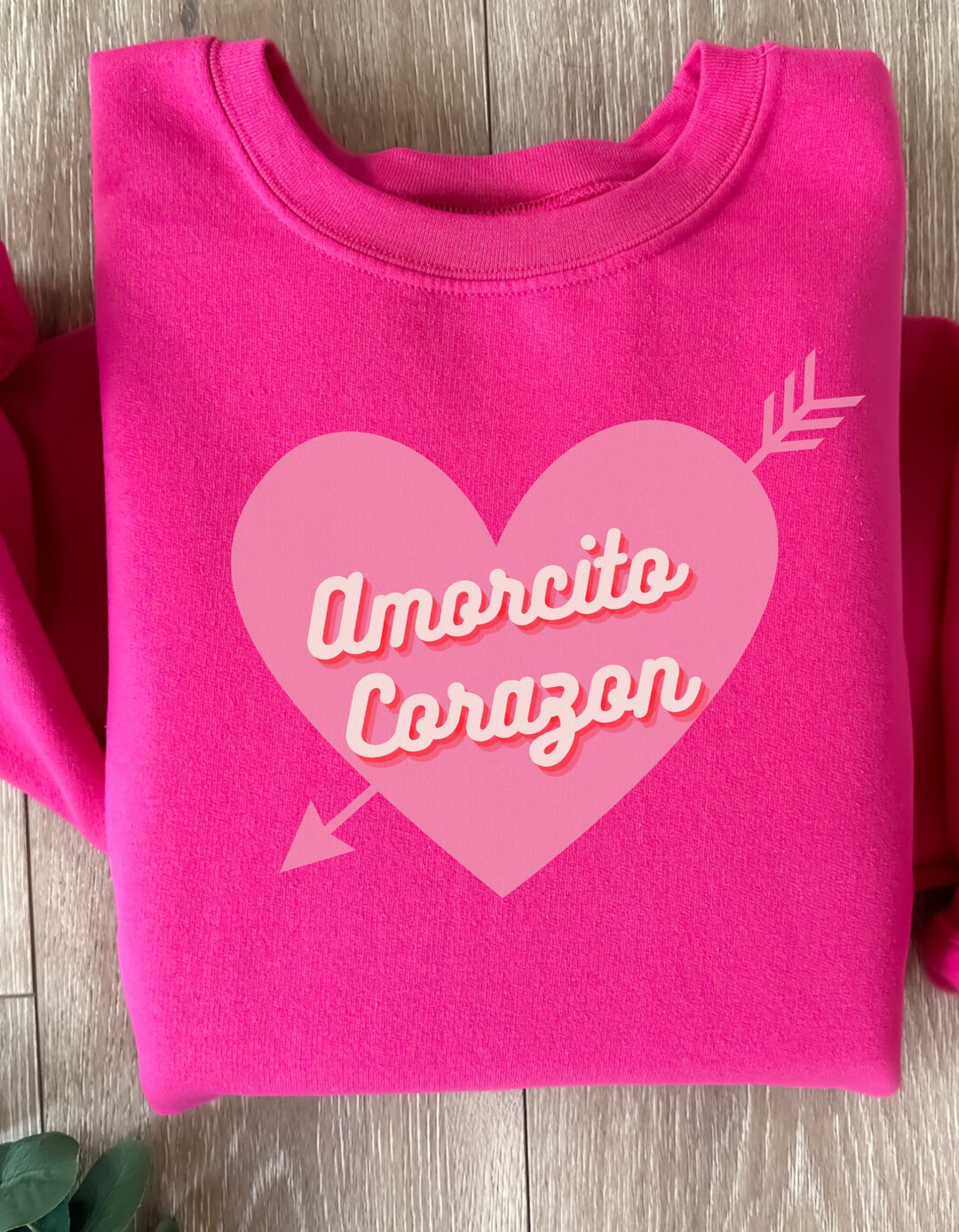 Amorcito Corazon Valentine Sweatshirt, Retro Heart Sweater, Valentines ...