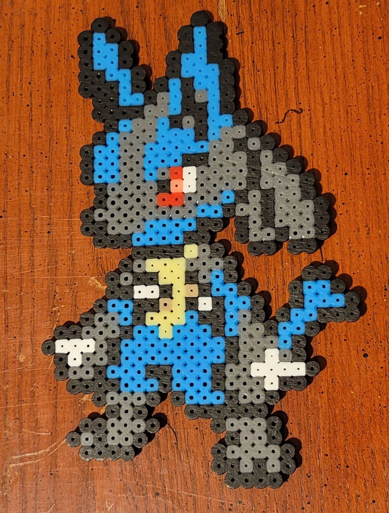 Shiny Lucario Pixel Art