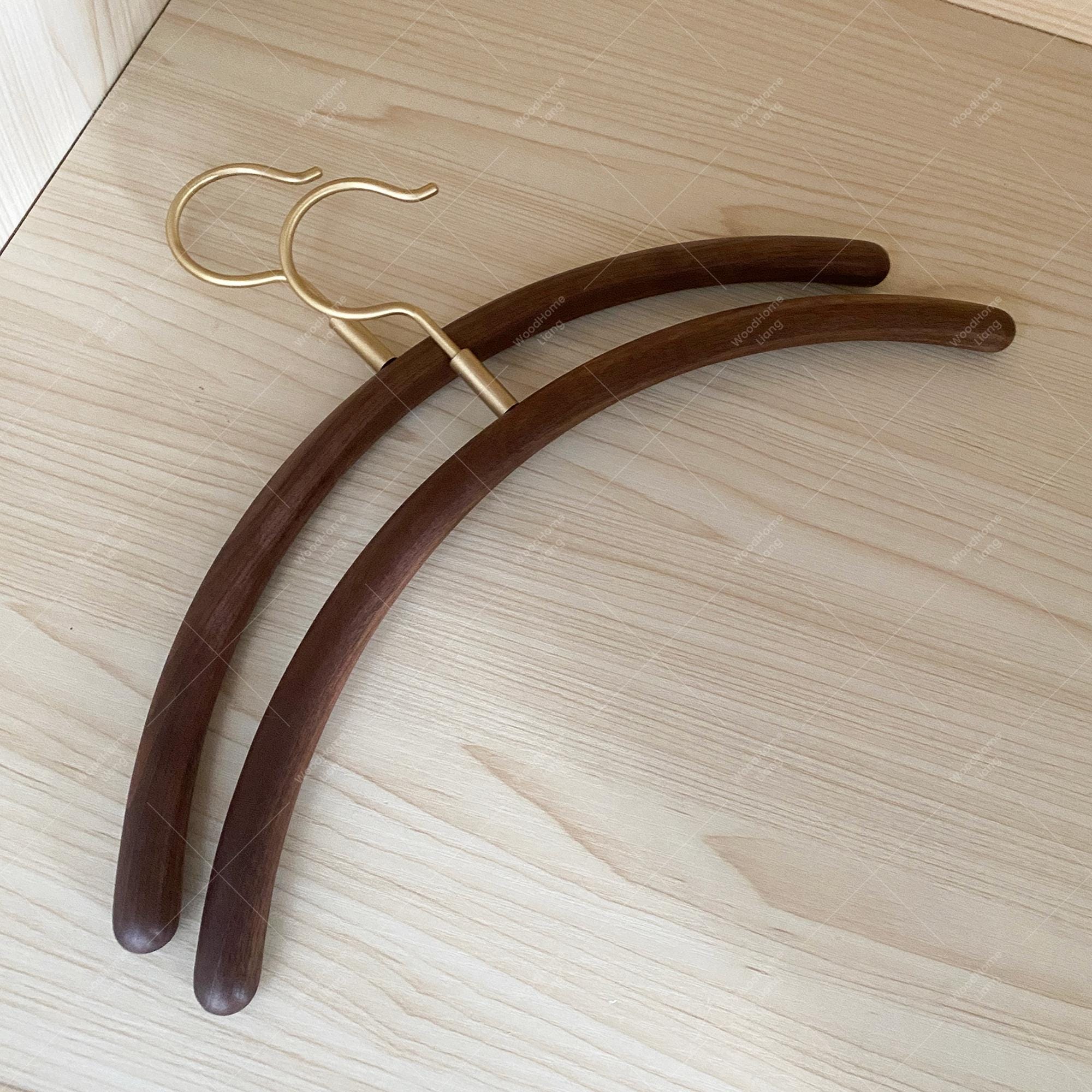 Wooden Suit Hangers,walnut Wood Coat Hangers,jacket Outerwear Shirt ...