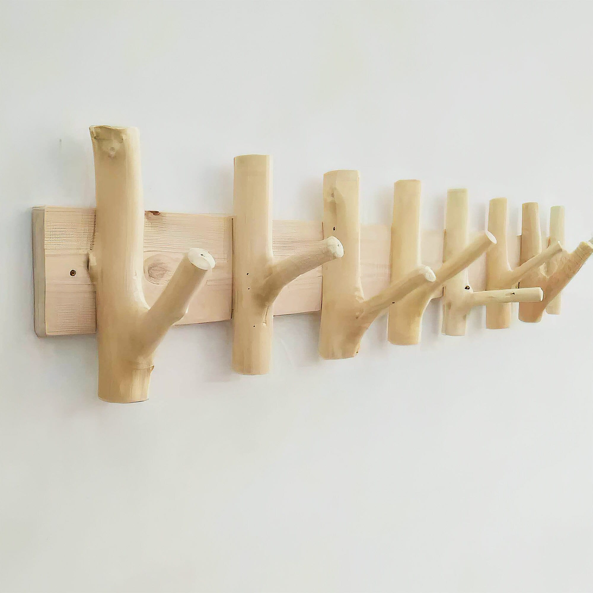 Natural Wood Branch Wall Hook,handmade Hook Set,hooks for Coat Key ...