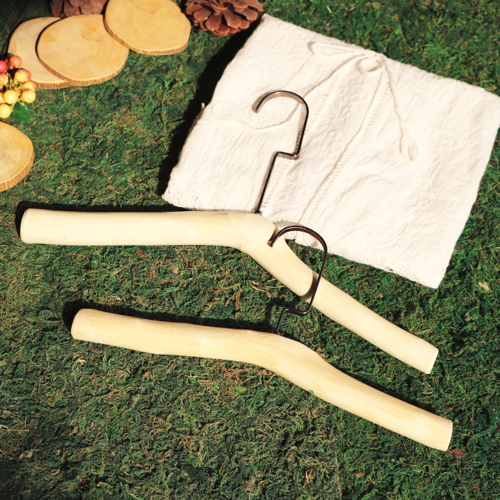 Handmade Wooden Branch Clothes Hangernatural Wood S Hook - Etsy