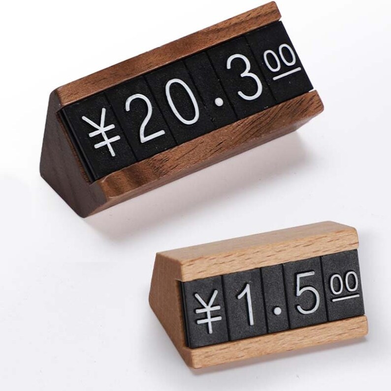 Retail Display Numbers Price Tag Stands With Digit - Etsy
