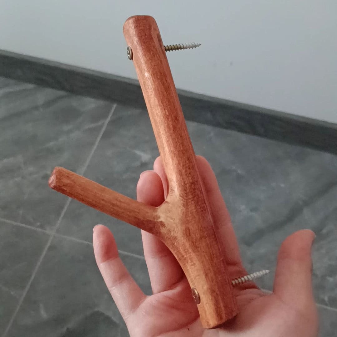 Natural Wood Tree Branch Wall Hook Original Ecological Solid Wood Hooks ...