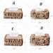 Eco-friendly Natural Wood Tissue Box, Handcrafted Wooden Tissue Holder ...