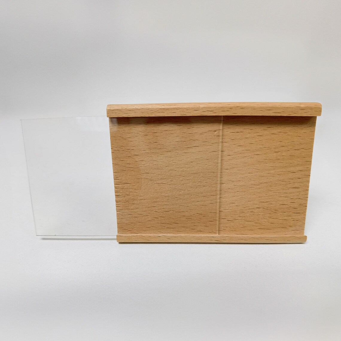 Beech Wood Price Tag Holder: Adjustable Acrylic Display Stand - Etsy