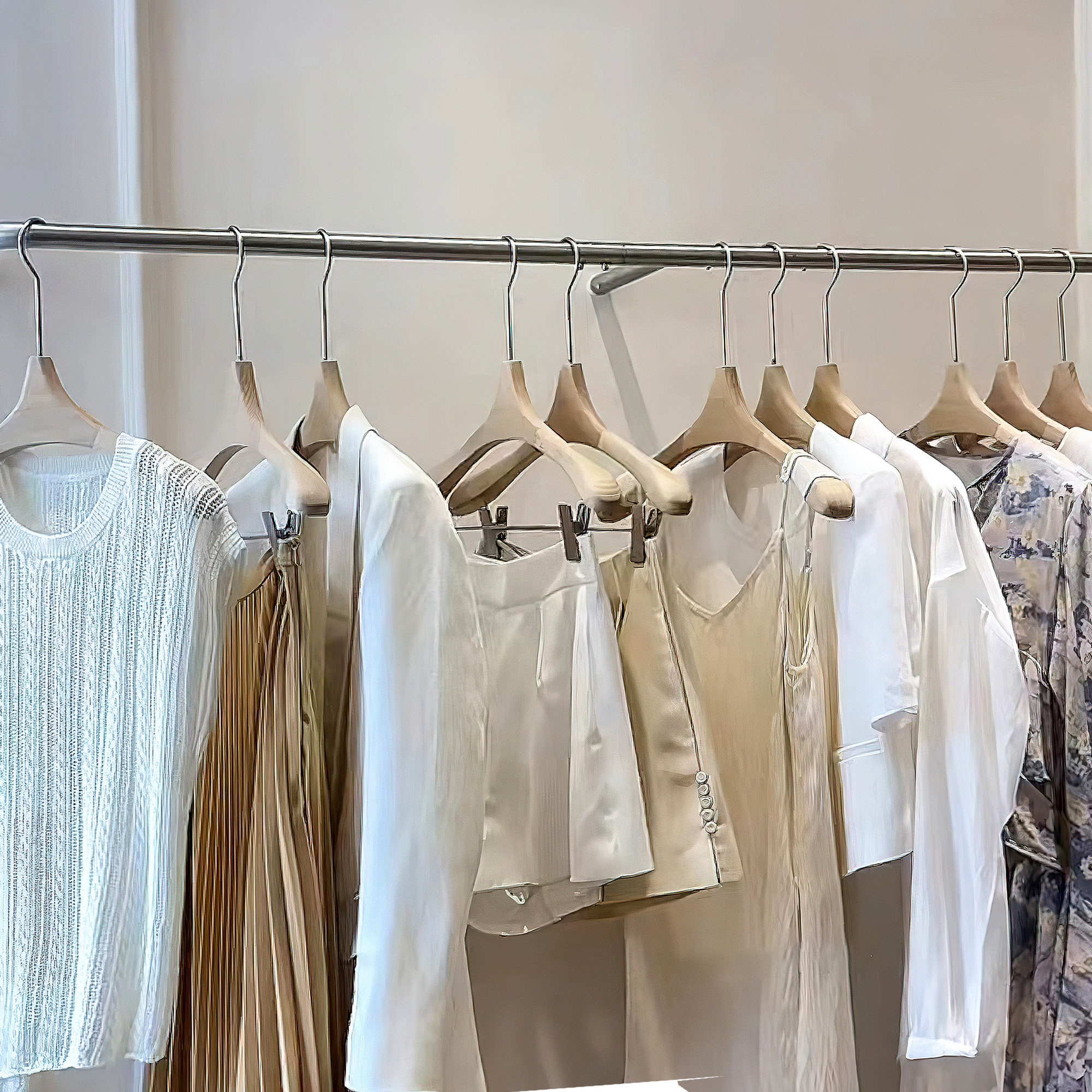 Beech Wood Coat Hangers, Handcrafted Non-slip Wooden Hangers for Closet ...