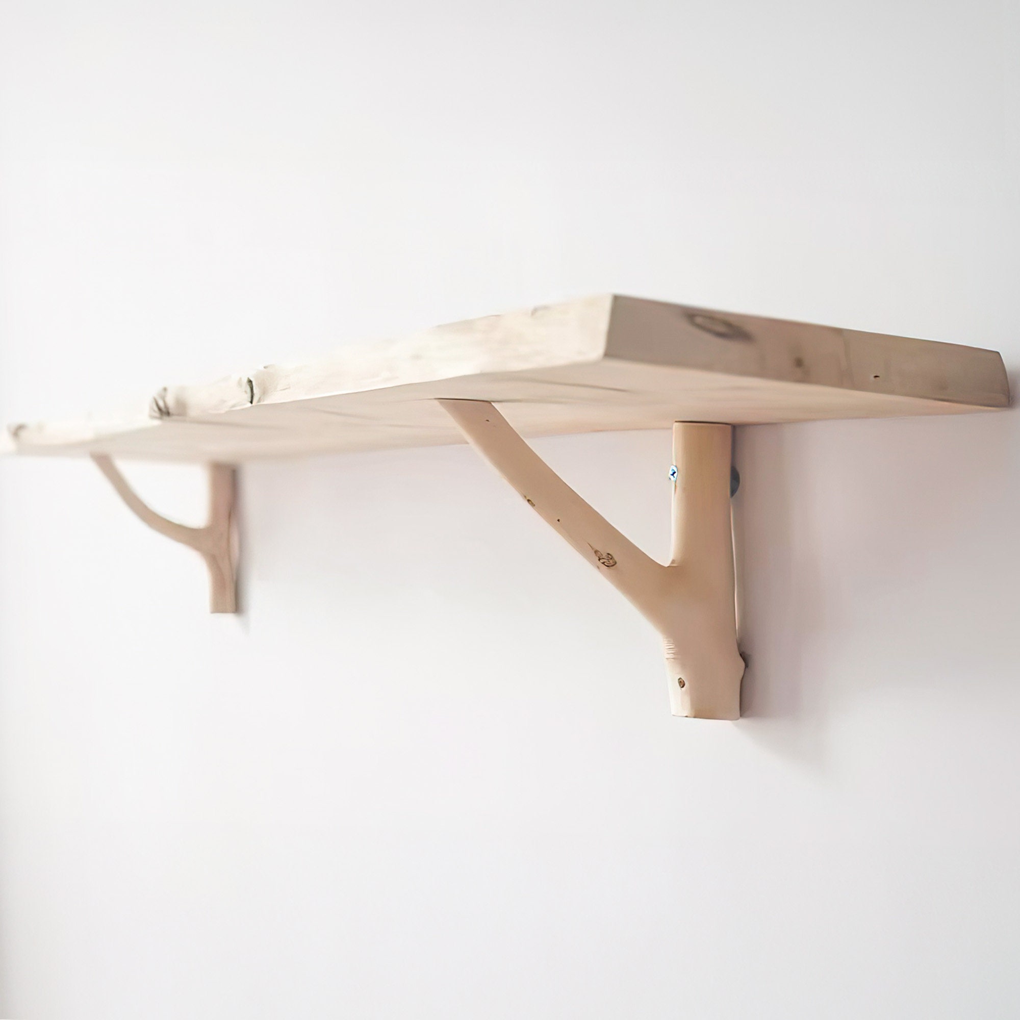 Natural Solid Wood Floating Shelves Multi-functional Branch - Etsy