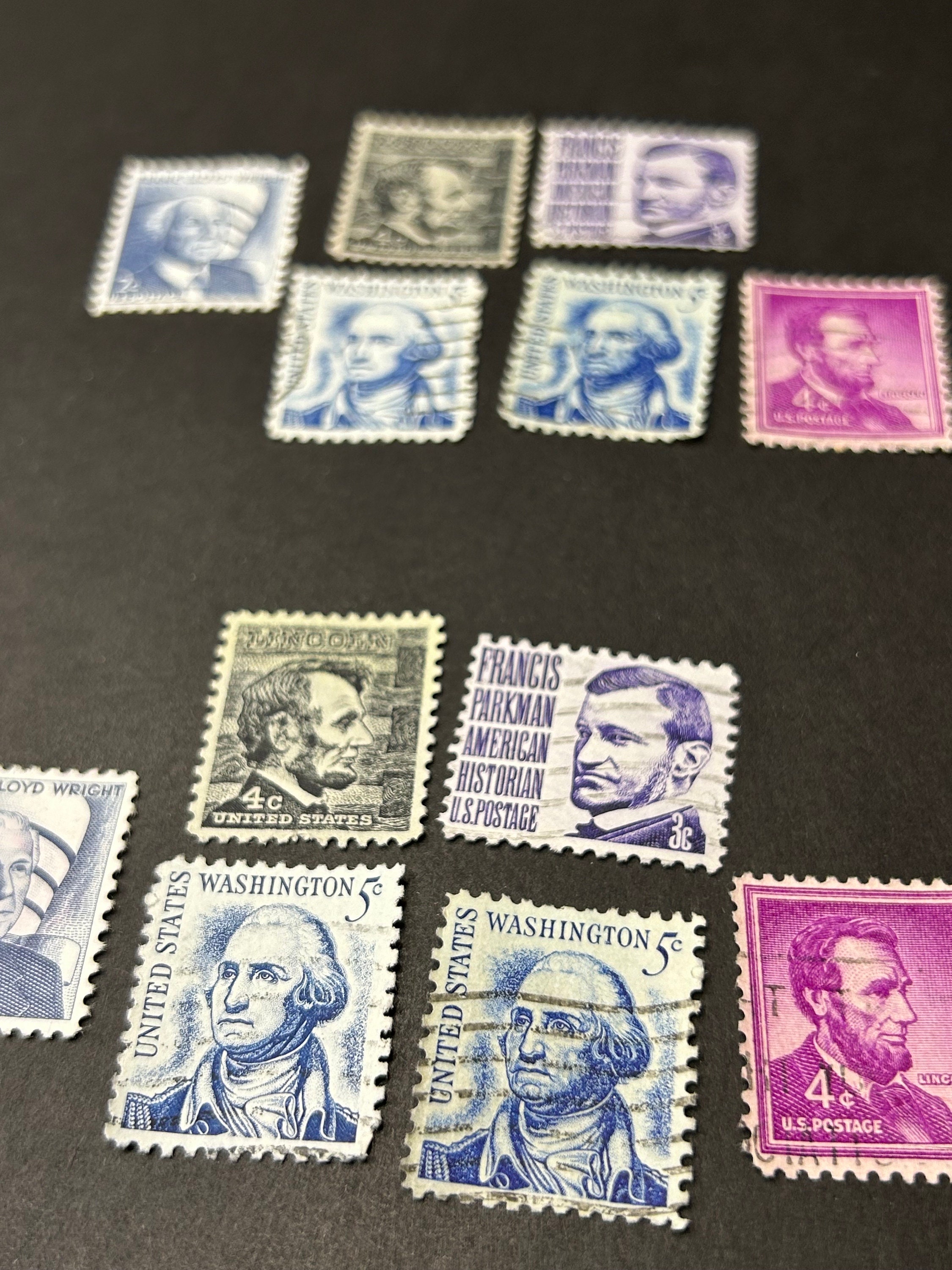 US Stamps Mini Collection: Prominent Faces of US History - Etsy