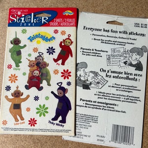 Stickers Teletubbies NEW Sticker Package of 2 Sheets - Etsy
