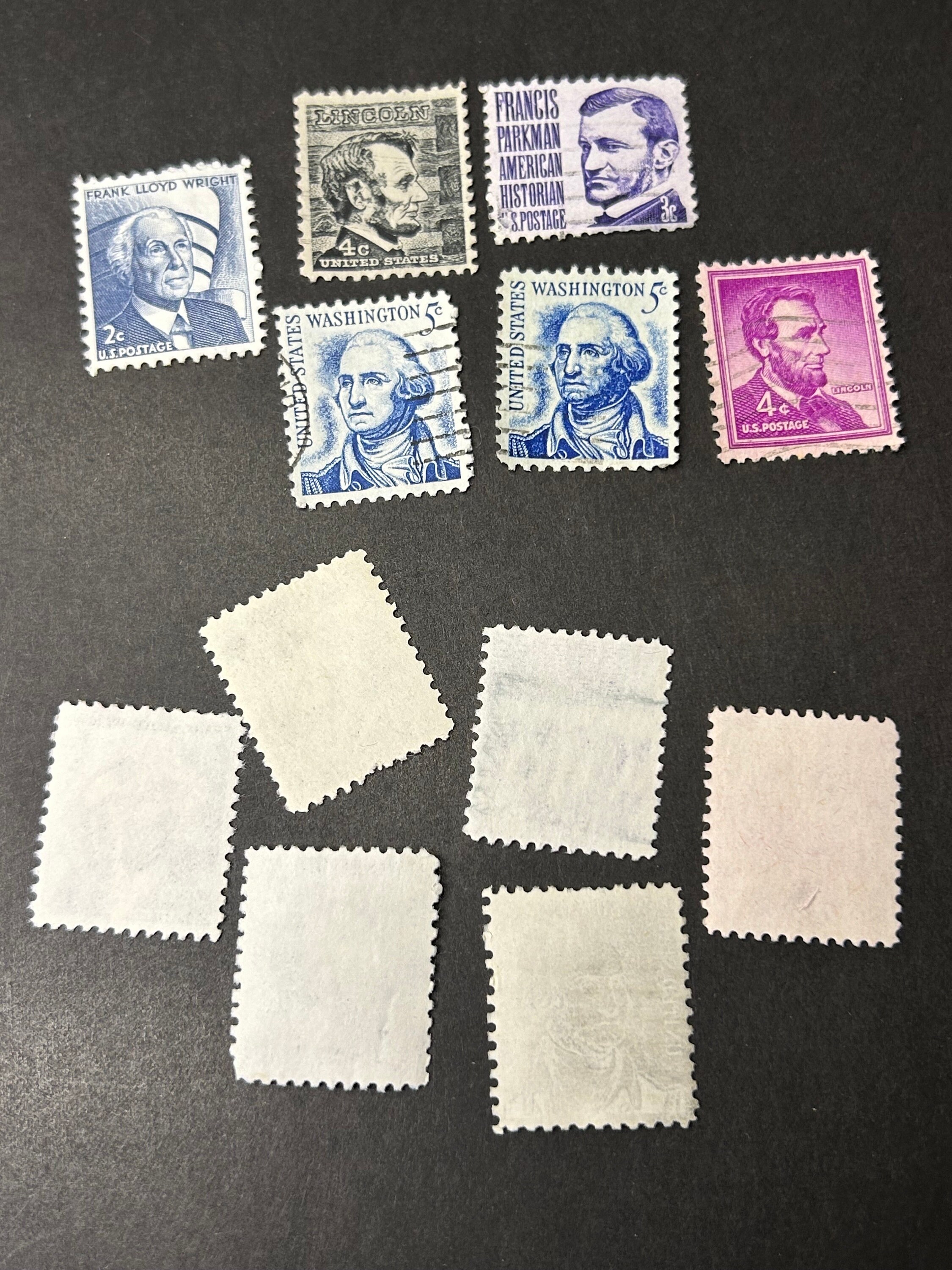 US Stamps Mini Collection: Prominent Faces of US History - Etsy