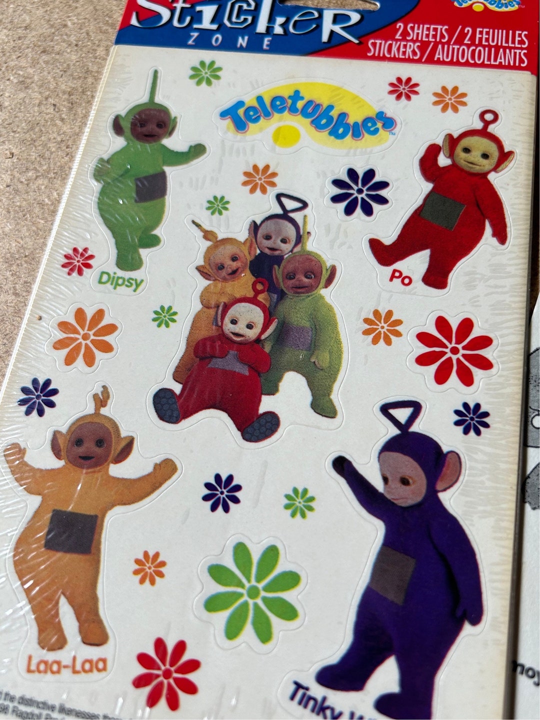 Stickers Teletubbies NEW Sticker Package of 2 Sheets - Etsy
